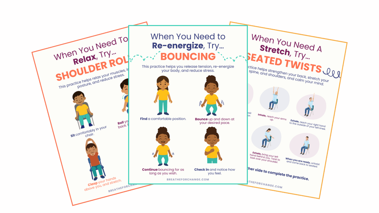 Mindful SEL: Social-Emotional Learning Posters - Breathe For Change